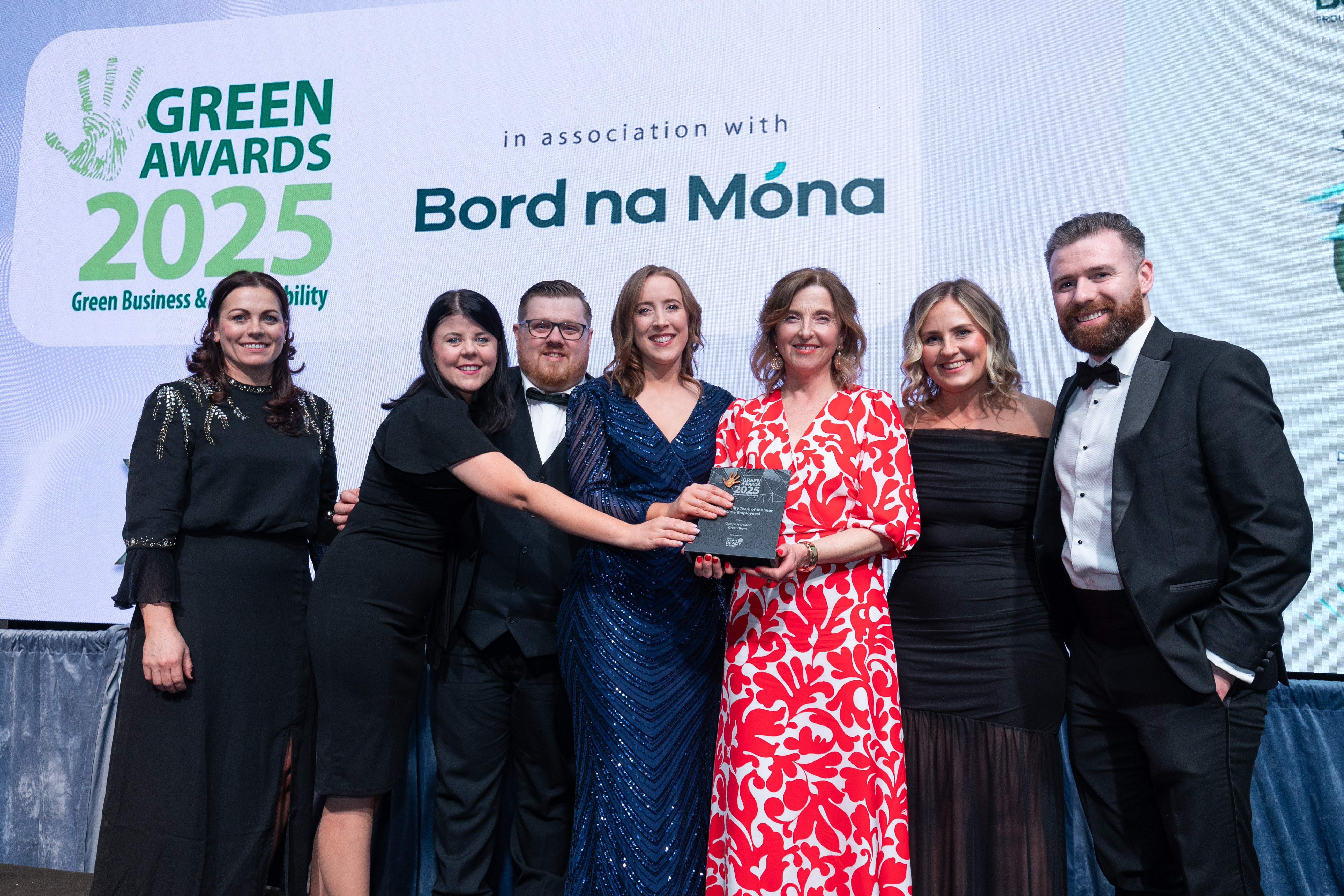Gold for Compass Ireland’s Green Team at the 2025 Green Awards ...